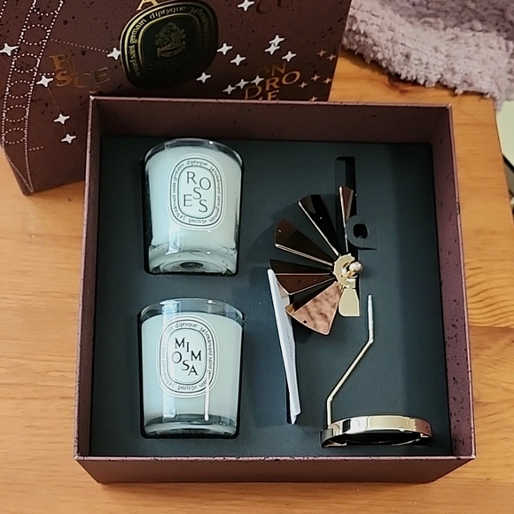 diptyque | Accents | Diptyque Rose Mimosa Candle Carousel Set | Poshmark